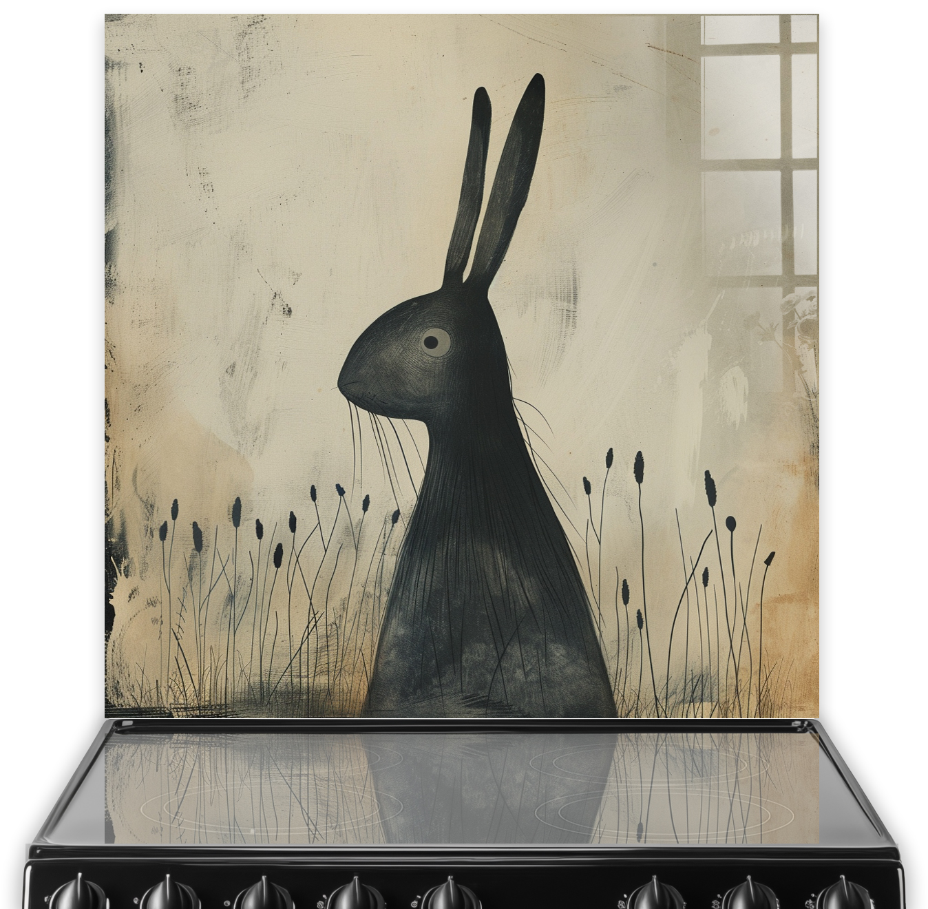 Storybook Hare Printed Splashback | VividSplashbacks