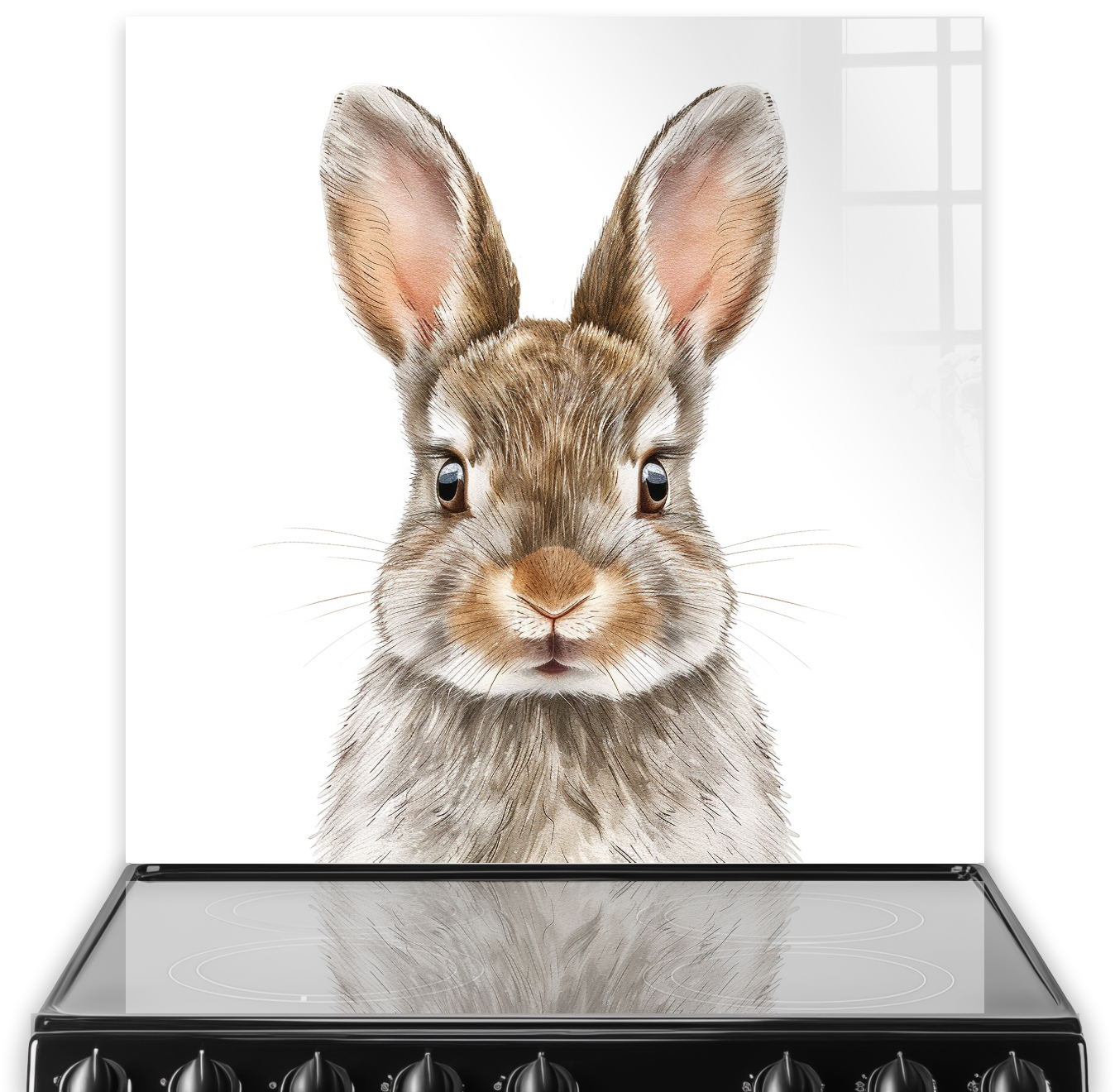 Whisper The Hare Printed Splashback | VividSplashbacks