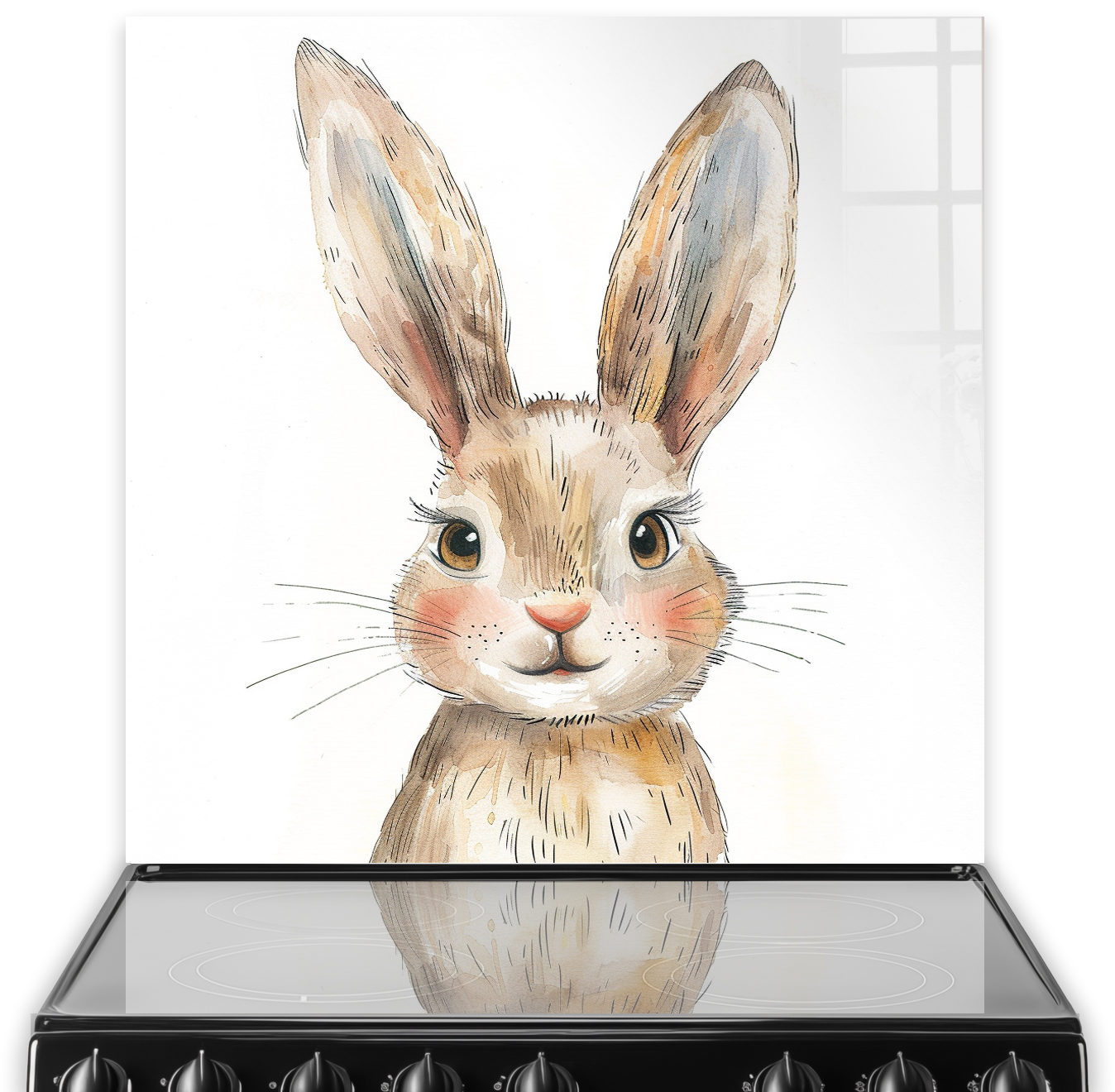 Marigold The Hare Printed Splashback | VividSplashbacks