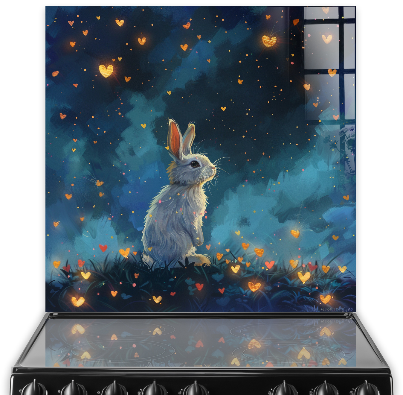 Fantasy Hare Splashback Printed Splashback | VividSplashbacks