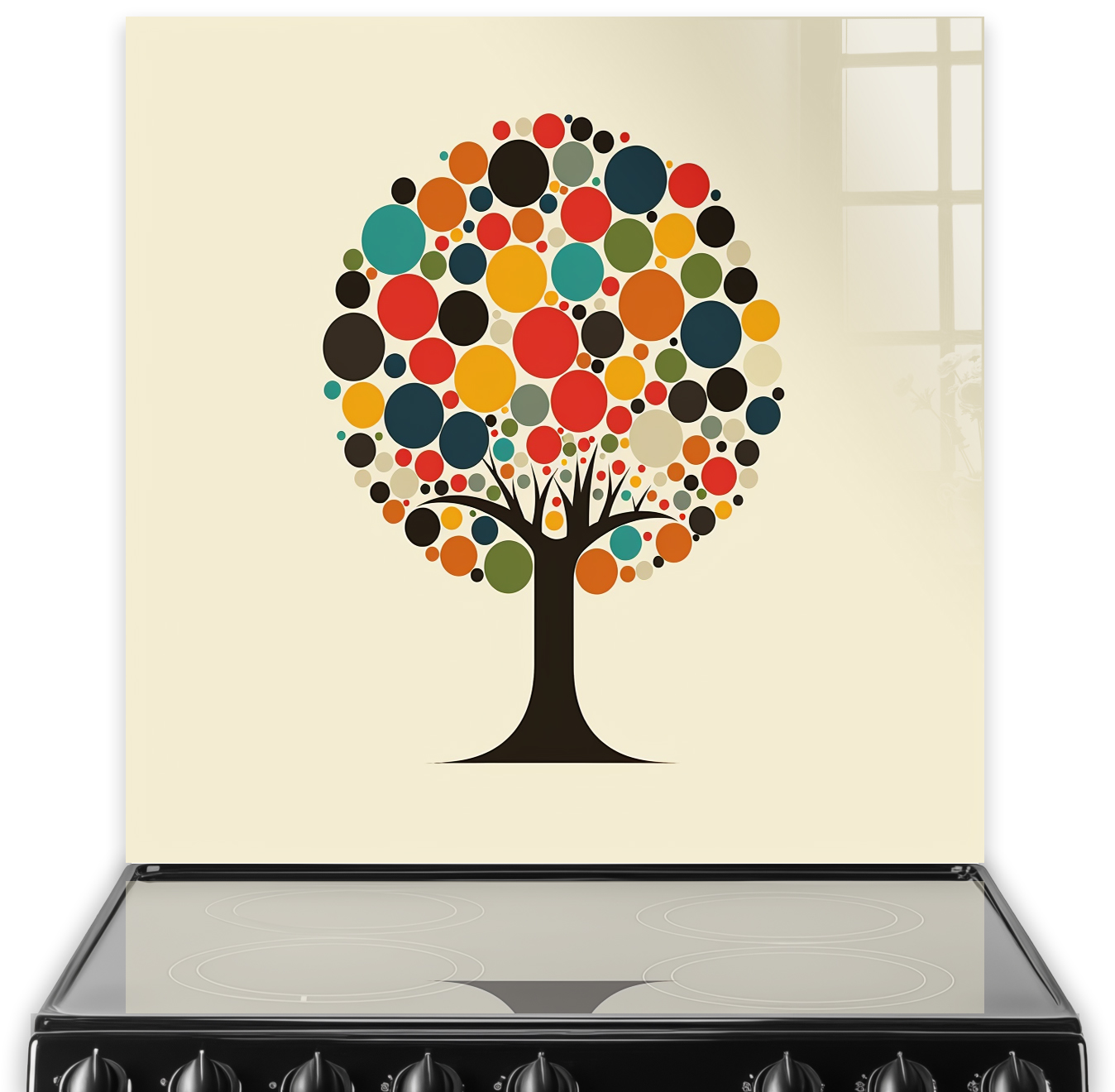 Colourful Canopy S Printed Splashback | VividSplashbacks