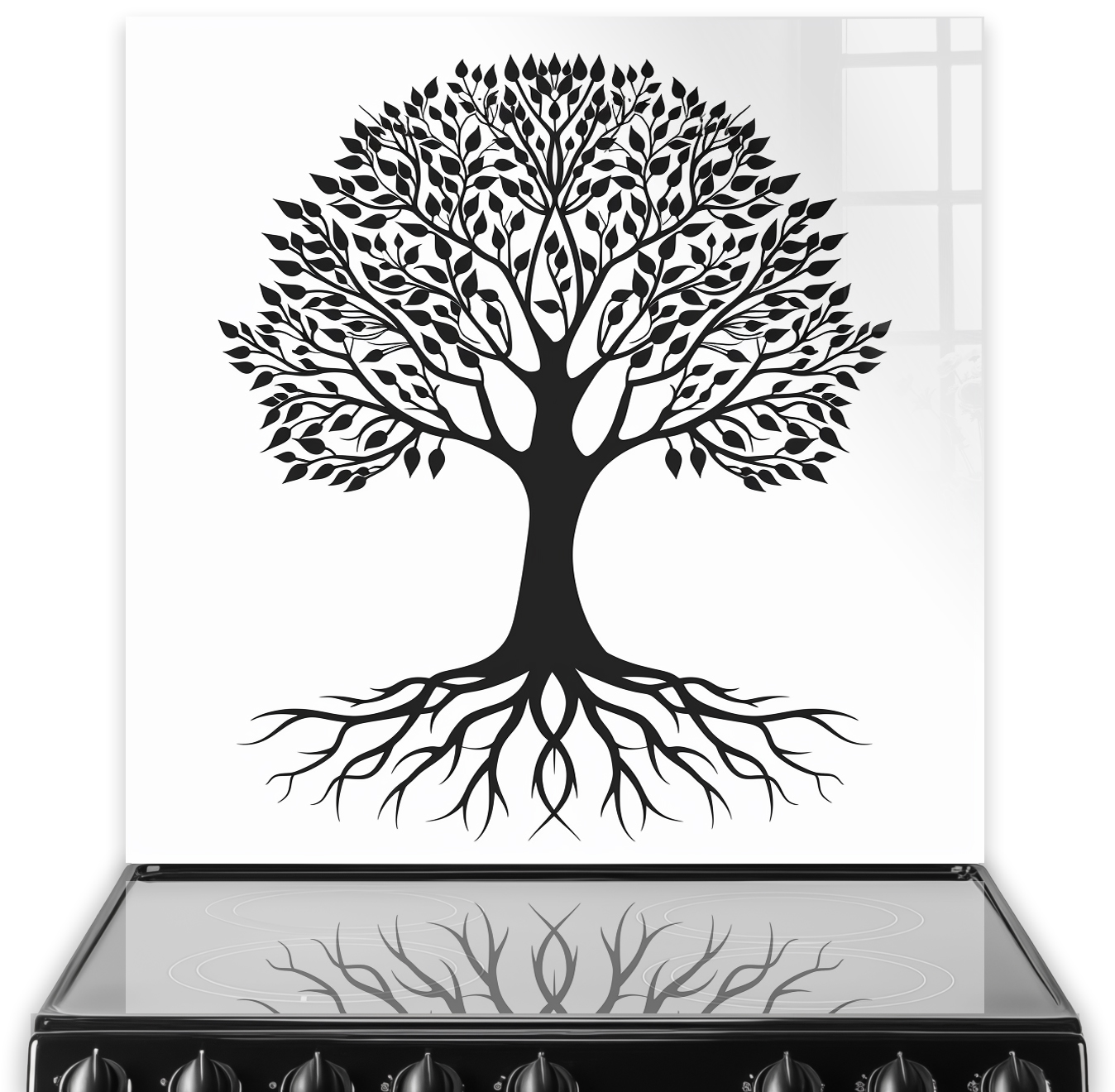 Arboreal Silhouette Printed Splashback | VividSplashbacks