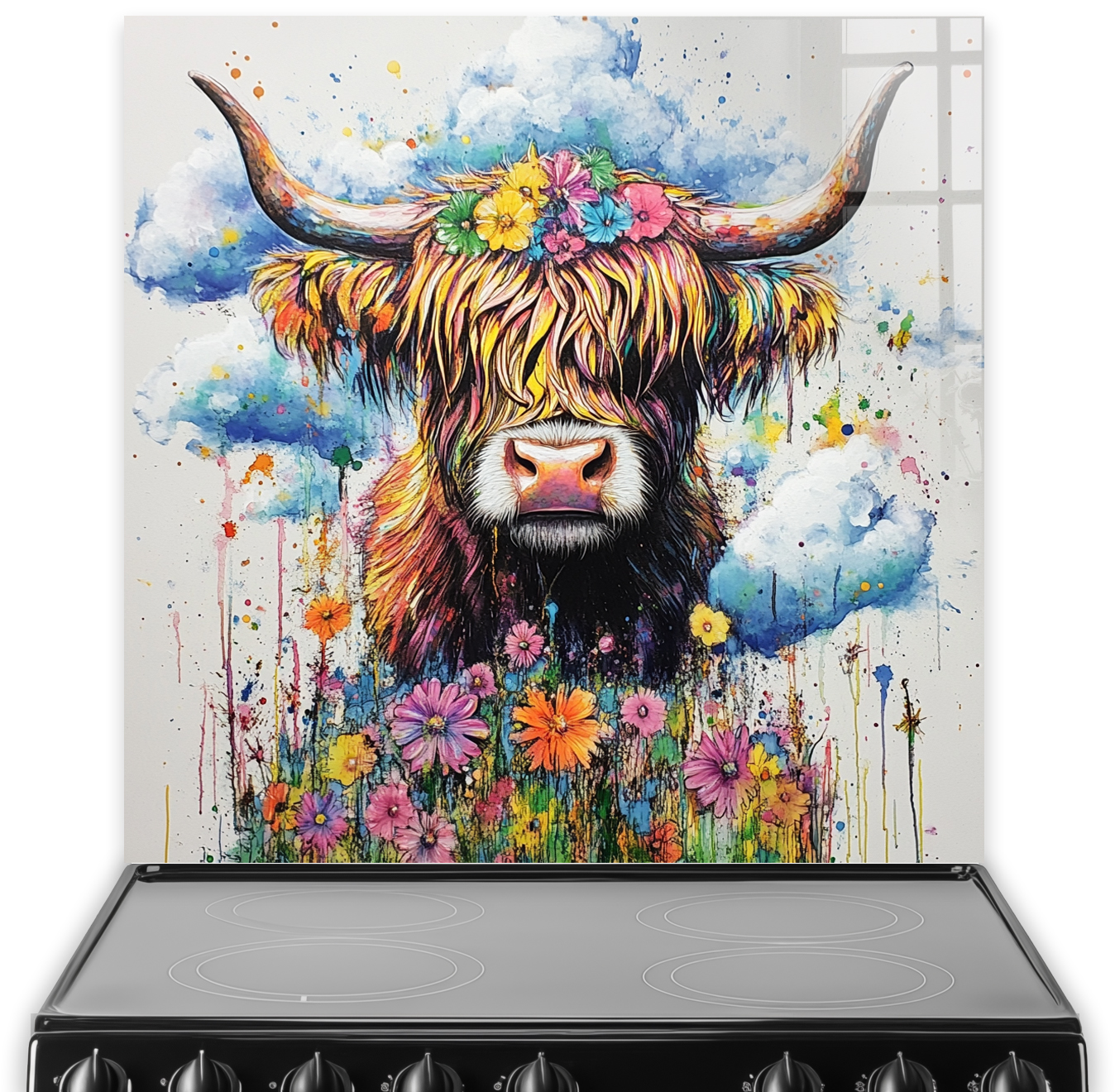 Blossom Breeze Printed Splashback | VividSplashbacks