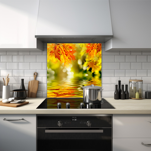 Autumn Water Reflection Printed Splashback | VividSplashbacks