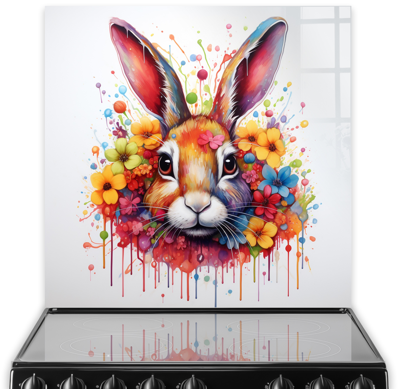 Scampers the Hare Printed Splashback | VividSplashbacks