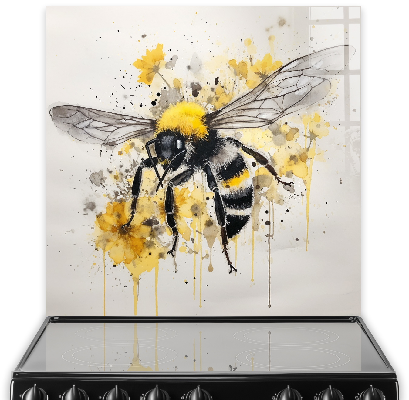 Bee Drip Splashback Printed Splashback | VividSplashbacks