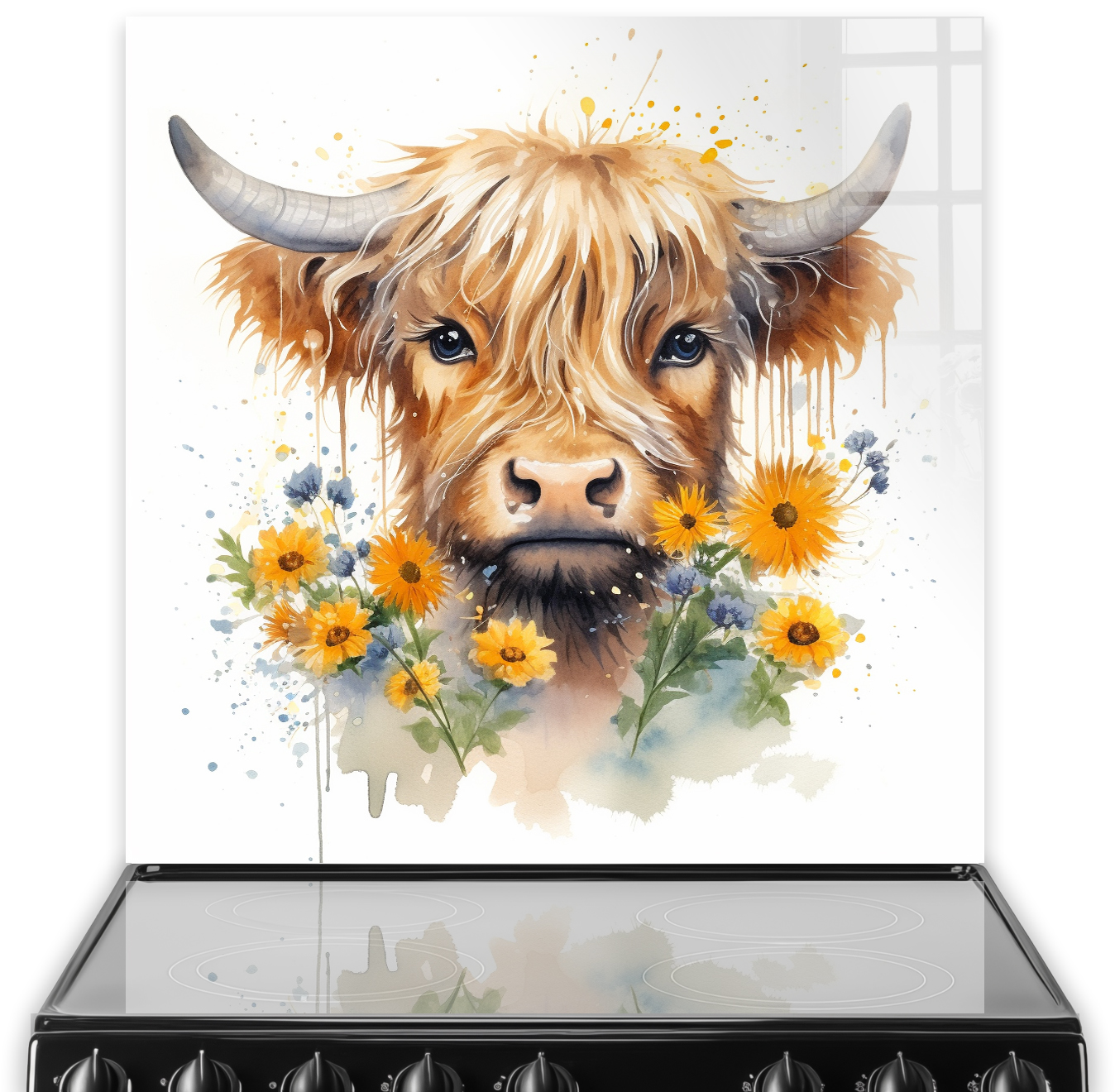 Flora Highland Essence Printed Splashback | VividSplashbacks