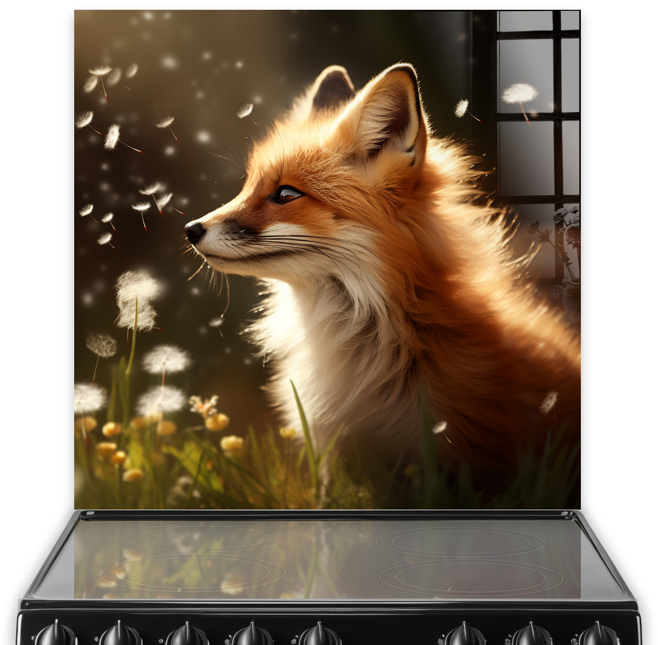Enchanted Fox Reverie Printed Splashback | VividSplashbacks