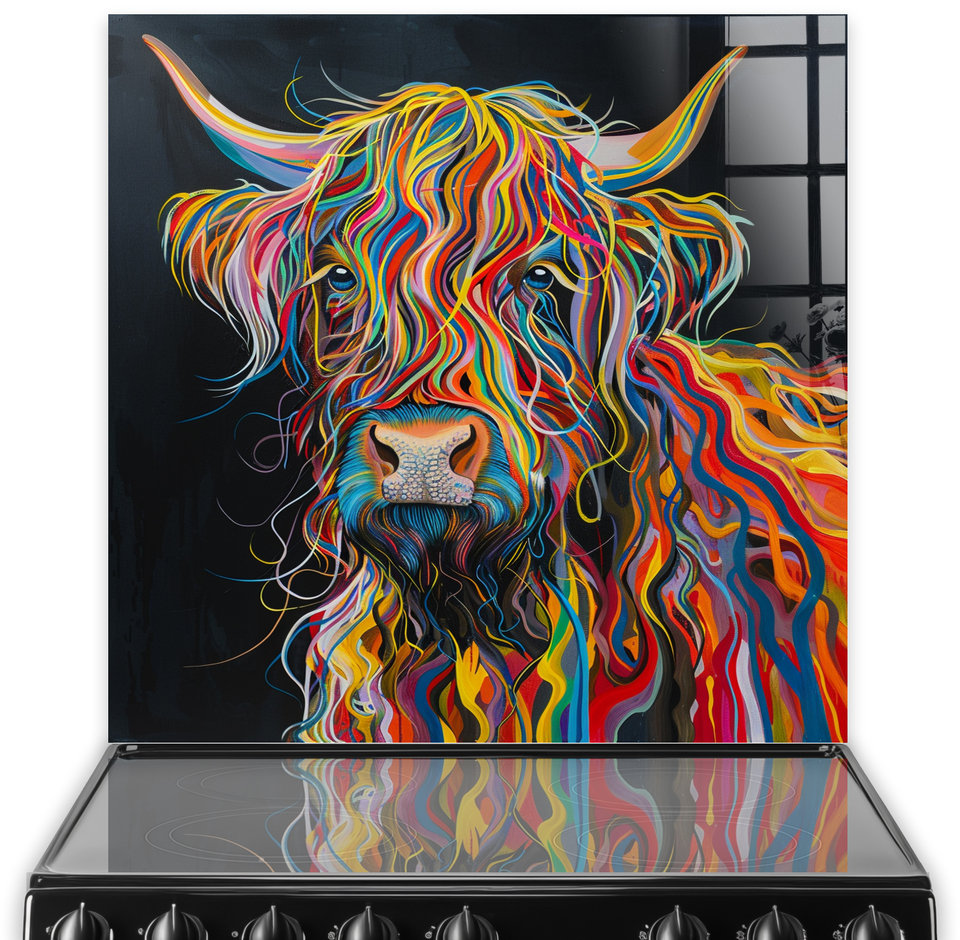 Moo MacTavish Printed Splashback | VividSplashbacks