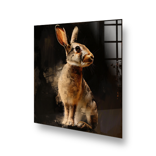 Sophisticated Hare Printed Splashback | VividSplashbacks