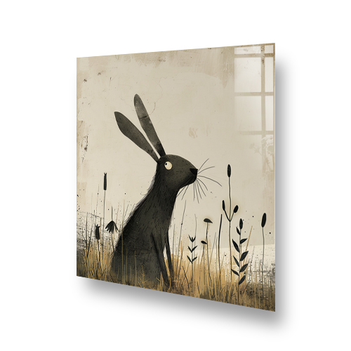 Whimsical Hare Splendour Printed Splashback | VividSplashbacks