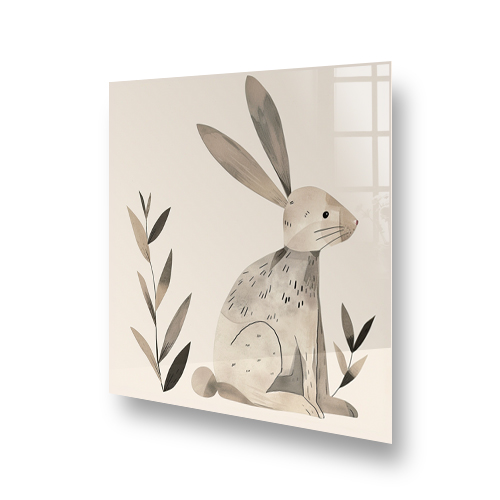Graceful Hare Printed Splashback | VividSplashbacks