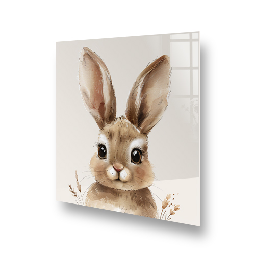 Thistle the Hare Printed Splashback | VividSplashbacks