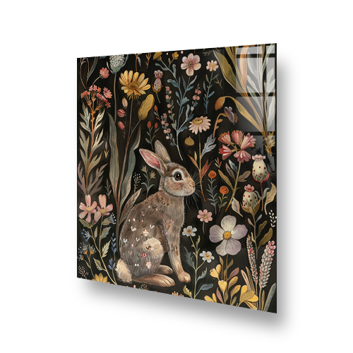 Tapestry Hare Printed Splashback | VividSplashbacks