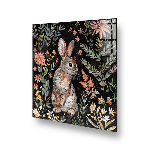 Flora Hare Printed Splashback | VividSplashbacks