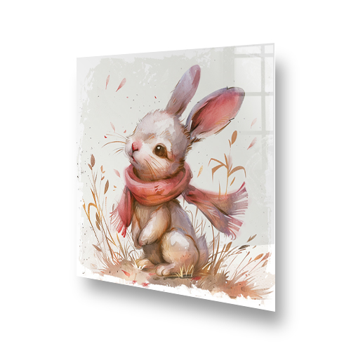 Snugglebun Hare Printed Splashback | VividSplashbacks