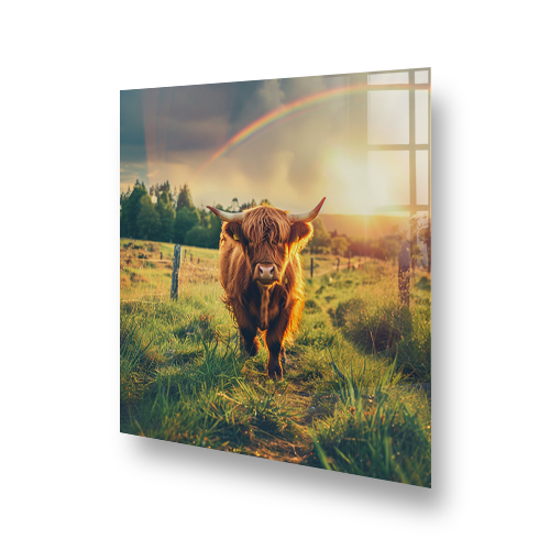 Spring Highland Printed Splashback | VividSplashbacks