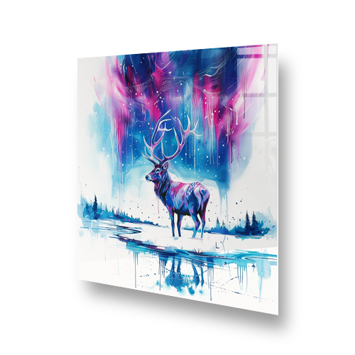 Celestial Stag Printed Splashback | VividSplashbacks