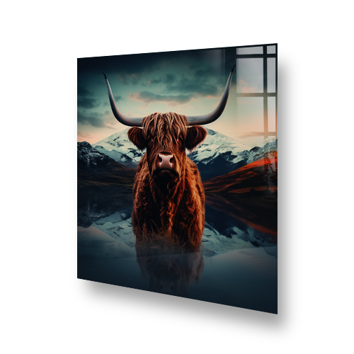 Highland Mountain Lake Printed Splashback | VividSplashbacks