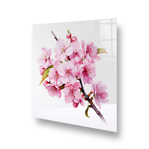 Sakura Blossom Elegance Printed Splashback | VividSplashbacks