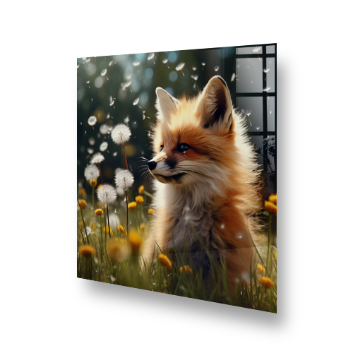 Enchanted Fox Meadow Printed Splashback | VividSplashbacks